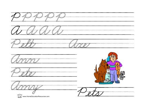 Zaner Bloser Online Fonts