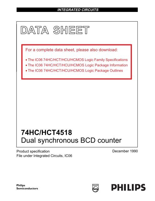 Dual synchronous BCD counter Dual synchronous BCD counter