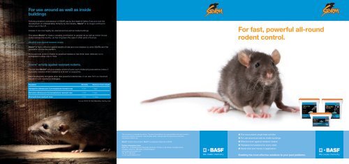 Storm Secure Leaflet - Pest Control Management - BASF