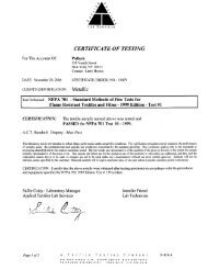 NFPA 701 Small Scale (PDF) - Pollack Associates