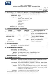 Download COSHH data sheet - GPP Hygiene