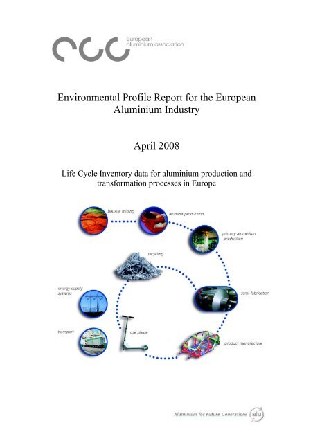 Environmental Profile Report - European Aluminium Association
