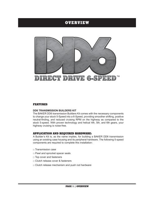 DD6 - Baker Drivetrain