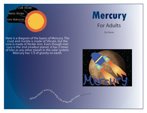 Brochure About Mercury Planet