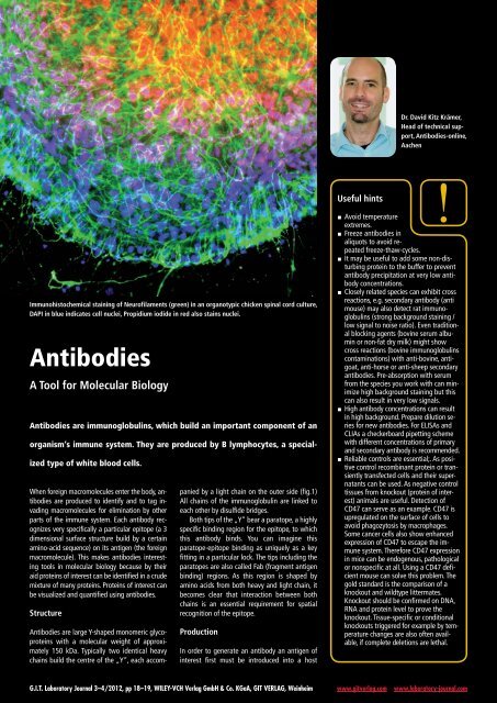 G.I.T. Laboratory Journal - Davidkramer.dk