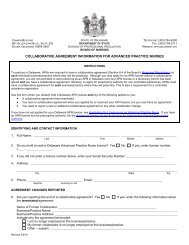 (Sample) Collaborative Practice Agreement