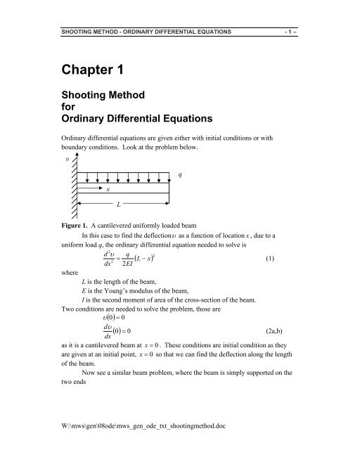 Beam Deflection Numerical Methods - The Best Picture Of Beam