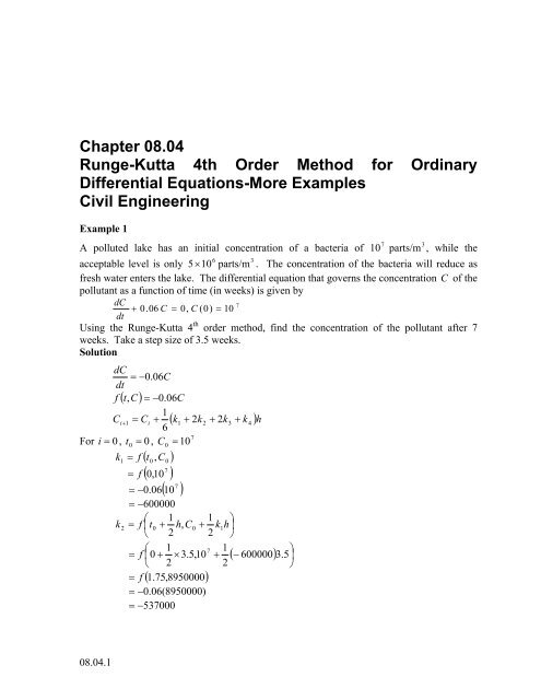 Civil Engineering - Holistic Numerical Methods Civil Engineering - Holistic Numerical Methods