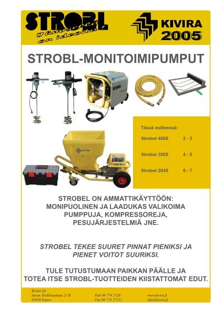 Strobot 204S - Kivira Oy