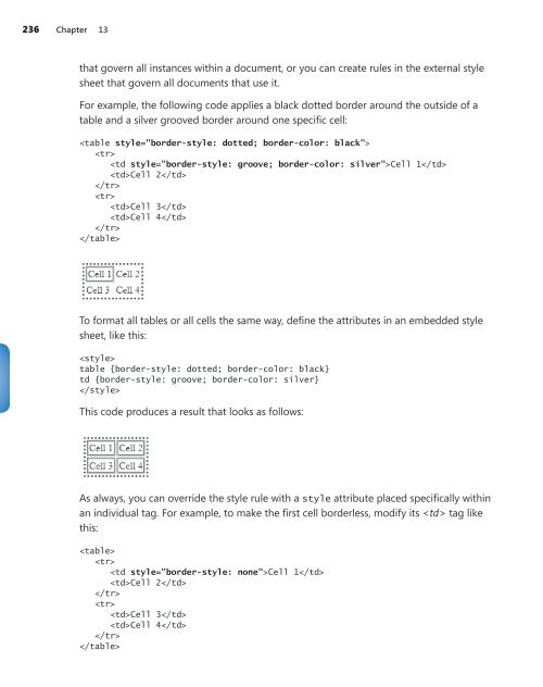 Applying Table Borders 23