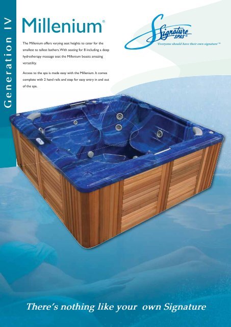 MilleniumÂ® - Signature Spas