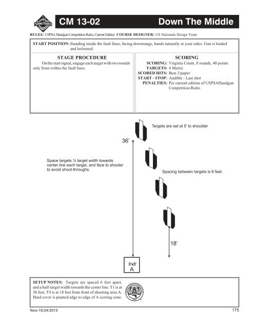 CM 13-02 Down The Middle - uspsa