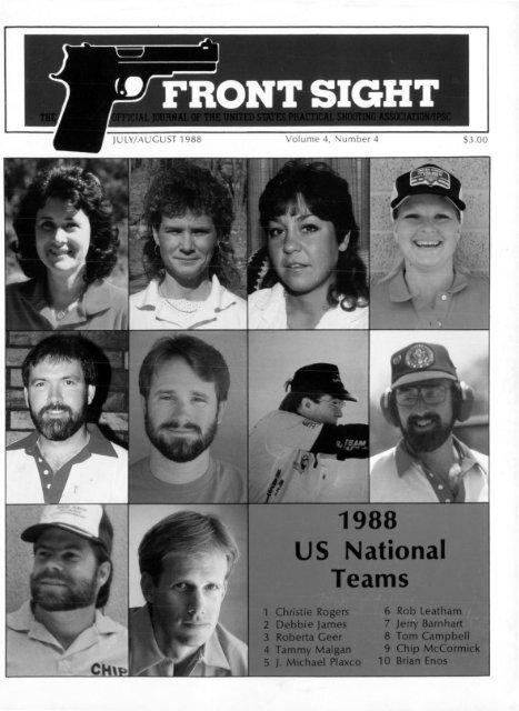 1988 US National Teams - uspsa