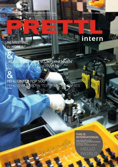 Ausgabe 01/2013 - Prettl