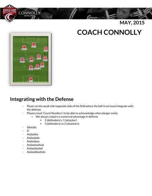 COACH CONNOLLY