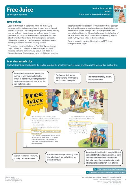 Free Juice JJ46 (PDF 711KB) - Literacy Online