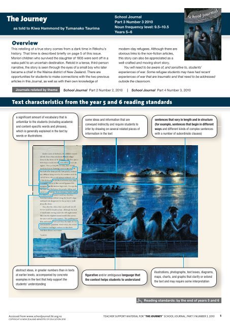 Part 3 Number 3 2010 The Journey - Literacy Online