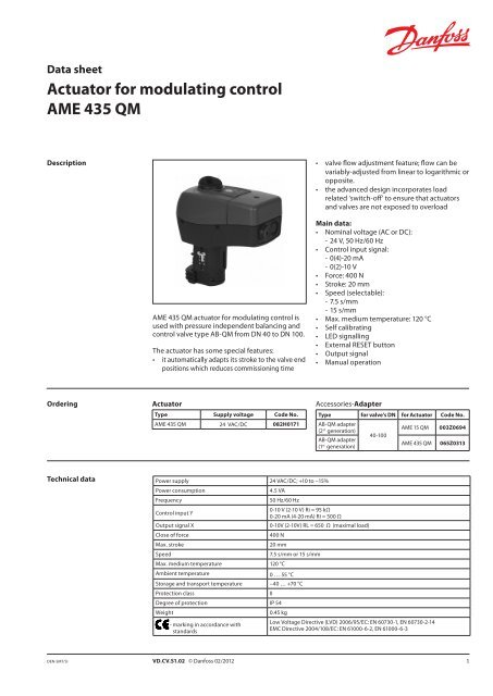 AME 435QM - Danfoss.com