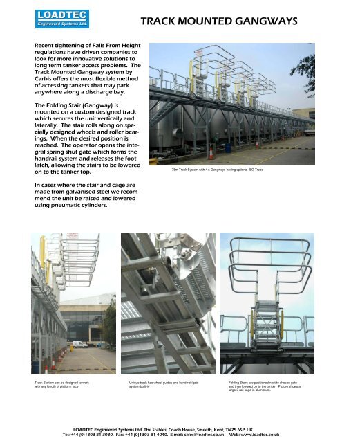 Track Mounted Gangways.pdf - Loadtec Engineered Systems Ltd