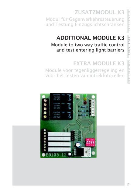 Instruction manual K3 - Mtec