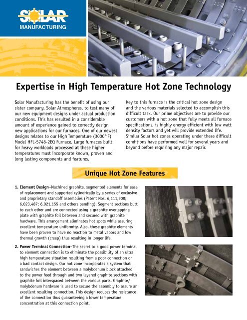 Hot Zone Technology - Solar Manufacturing