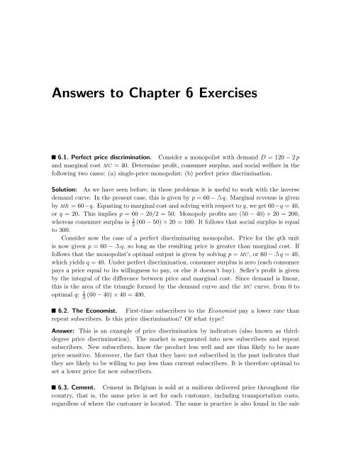 Answers to Chapter 6 Exercises - Luiscabral.net