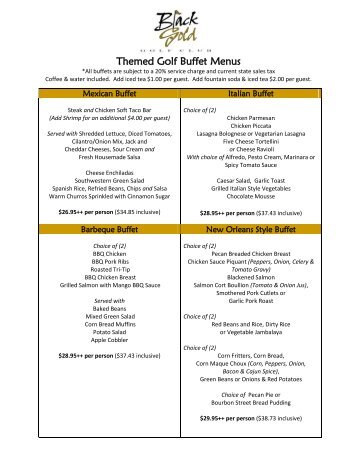 gold class menu - Village Cinemas