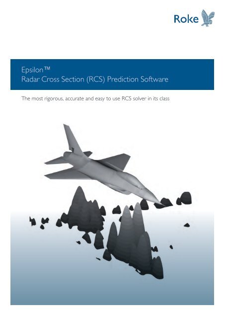 Epsilon - Radar Cross Section (RCS) - Roke Manor Research Limited