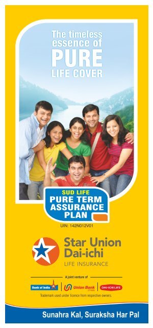 to download brochure - Star Union Dai-ichi Life Insurance Co. Ltd.