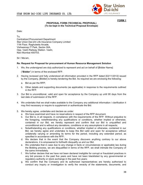 STAR UNION DAI-ICHI LIFE