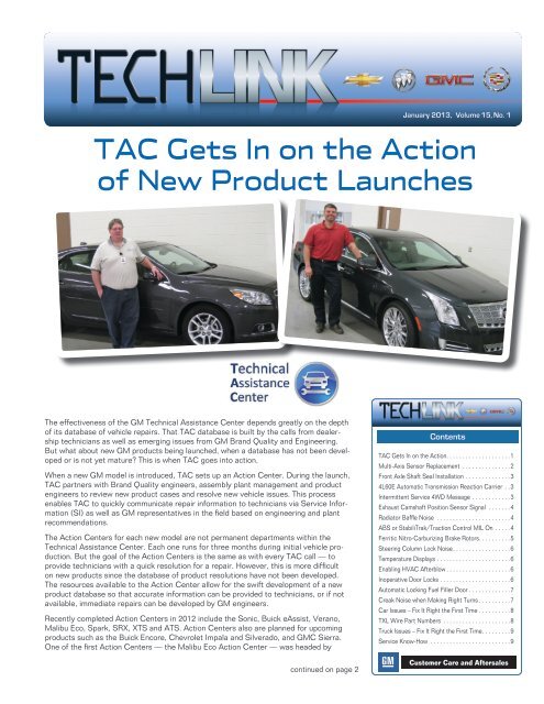 TAC Gets In on the Action of New Product Launches