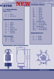 Voskhod 6N1P datasheet (2003) - Dr. Tube