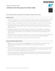 Subcontractor Pre-Qualification Form