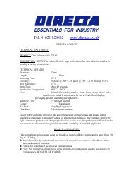 Soudafoam Technical Data Sheet - Directa UK Ltd