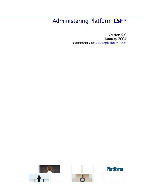 Administering Platform LSF - SAS