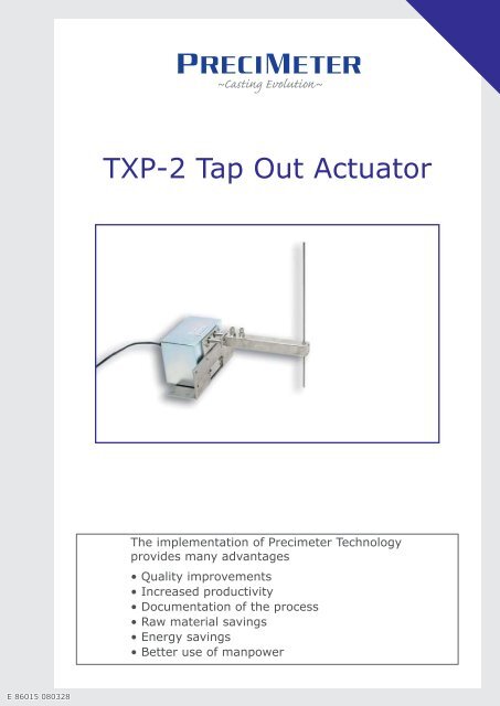 datasheet in PDF format - Precimeter