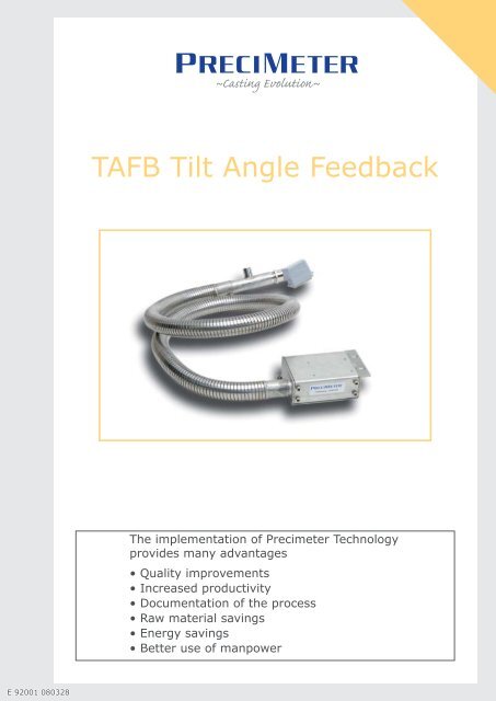 datasheet in PDF format - Precimeter