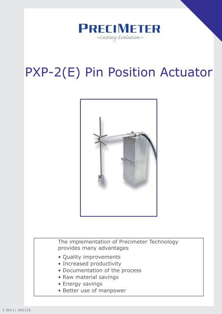 PXP-2(E) Pin Position Actuator - Precimeter