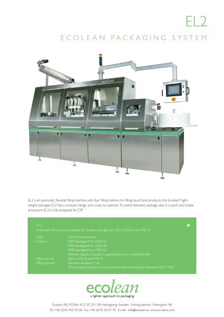 ECOLEAN PACKAGING SYSTEM