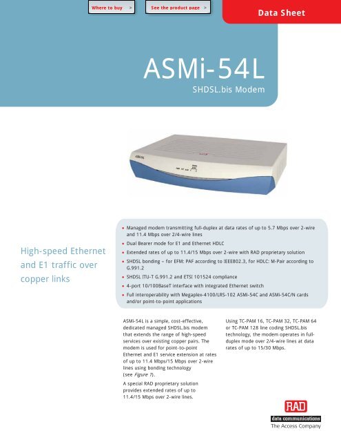 ASMi-54L - Connect Data