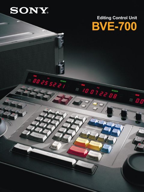 Editing Control Unit BVE-700 - BroadcastStore.com