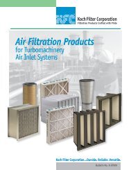 ANSI/ASHRAE 52.2-2007 - Koch Filter Corporation