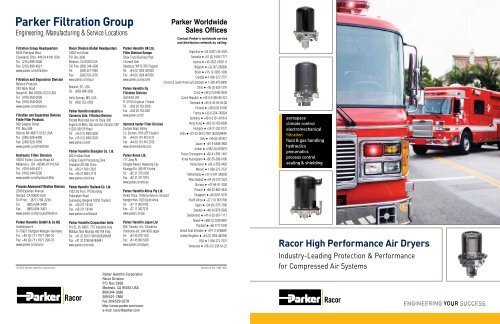 Parker Filtration Group - Parker | Racor
