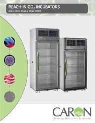 PHOTOSTABILITY CHAMBERS - Caron Products