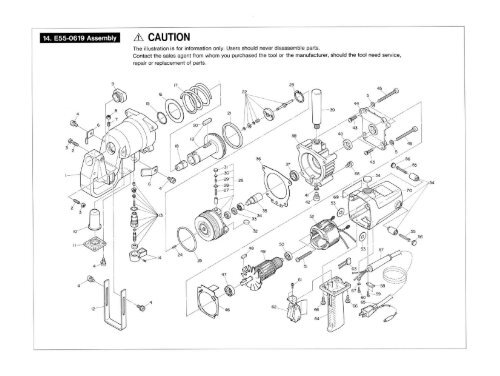 handy selfer e55-0619 assemb ly and parts list - Nitto Kohki USA