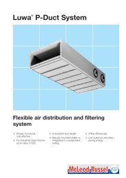 Luwa® JM Sterile Air Filter
