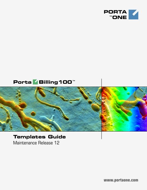 PortaBilling: Templates Guide - PortaOne