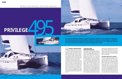 56-59 - PRIVILEGE 495 US - Multihulls World