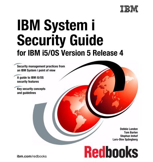 IBM System i Security Guide for IBM i5/OS Version 5 ... - mik3.gr
