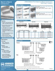 PGA Sockets (Standard Grid) Data Sheet